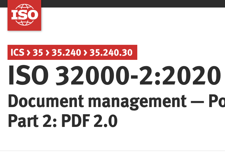 ISO 32000-2:2020 is now available – PDF Association