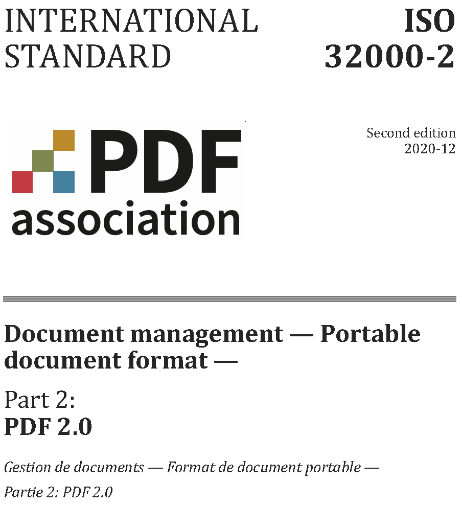 ISO 32000 PDF PDF Association ISO 32000 PDF PDF Association